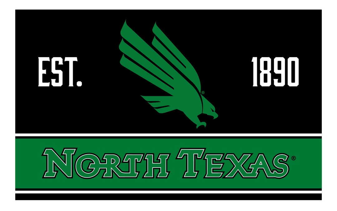 North Texas Wood Sign With Frame Officially Licensed - Etsy