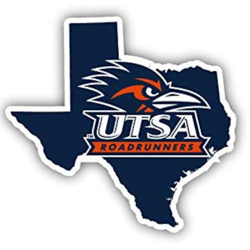 UTSA Road Runners 4 Inch State Shape Vinyl Decal Sticker - Etsy
