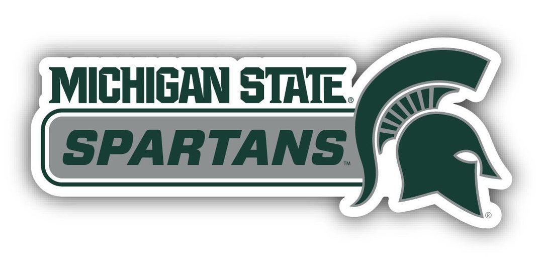 Michigan State Spartans 4 Inch Wide Colorful Vinyl Decal Sticker - Etsy