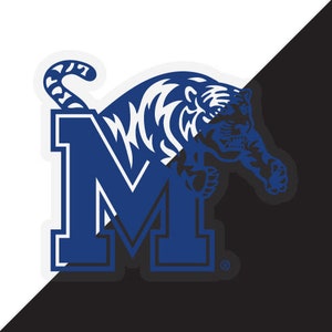 Memphis Tigers Officially Licensed Vinyl Decal Sticker - Etsy