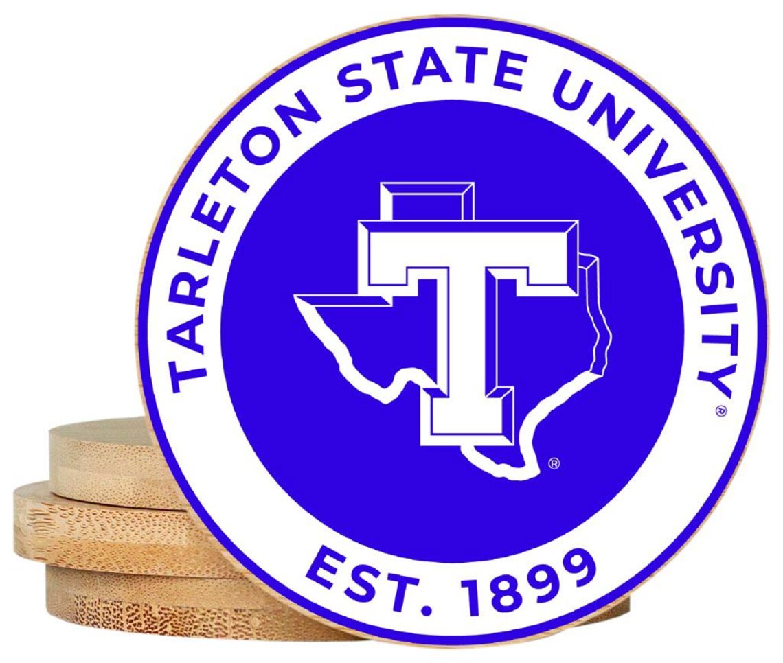 Tarleton State University 4 Coasters Set - Variety of Materials ...
