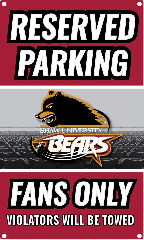 Shaw University Bears Metal Sign | Etsy