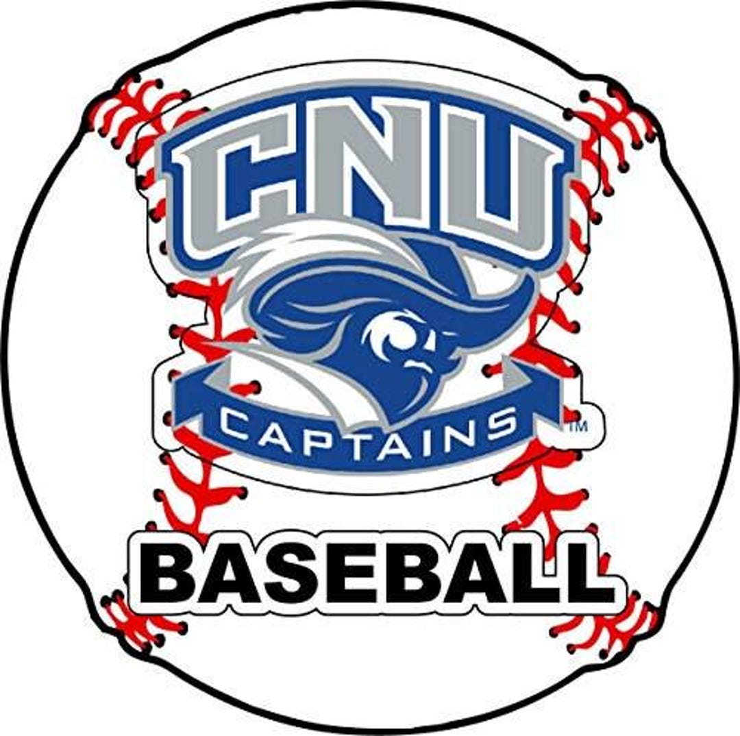 Christopher Newport Captains 4-inch Vinyl Sticker Ball Design ...