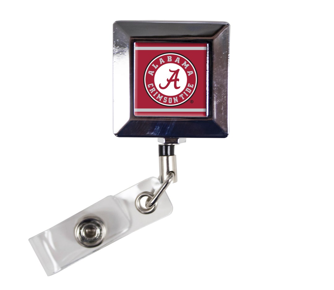 Alabama Crimson Tide Retractable Badge Holder - Set of 2 - Etsy