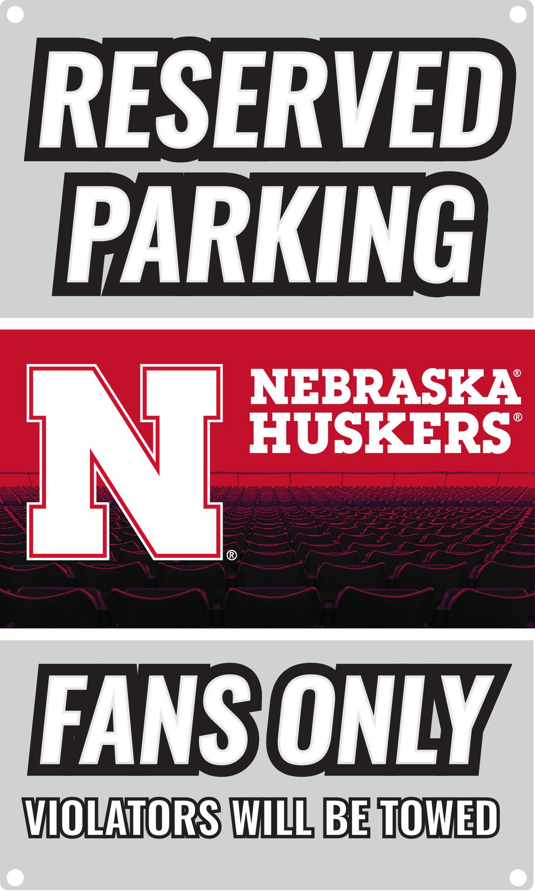 Nebraska Cornhuskers Metal Sign - Etsy