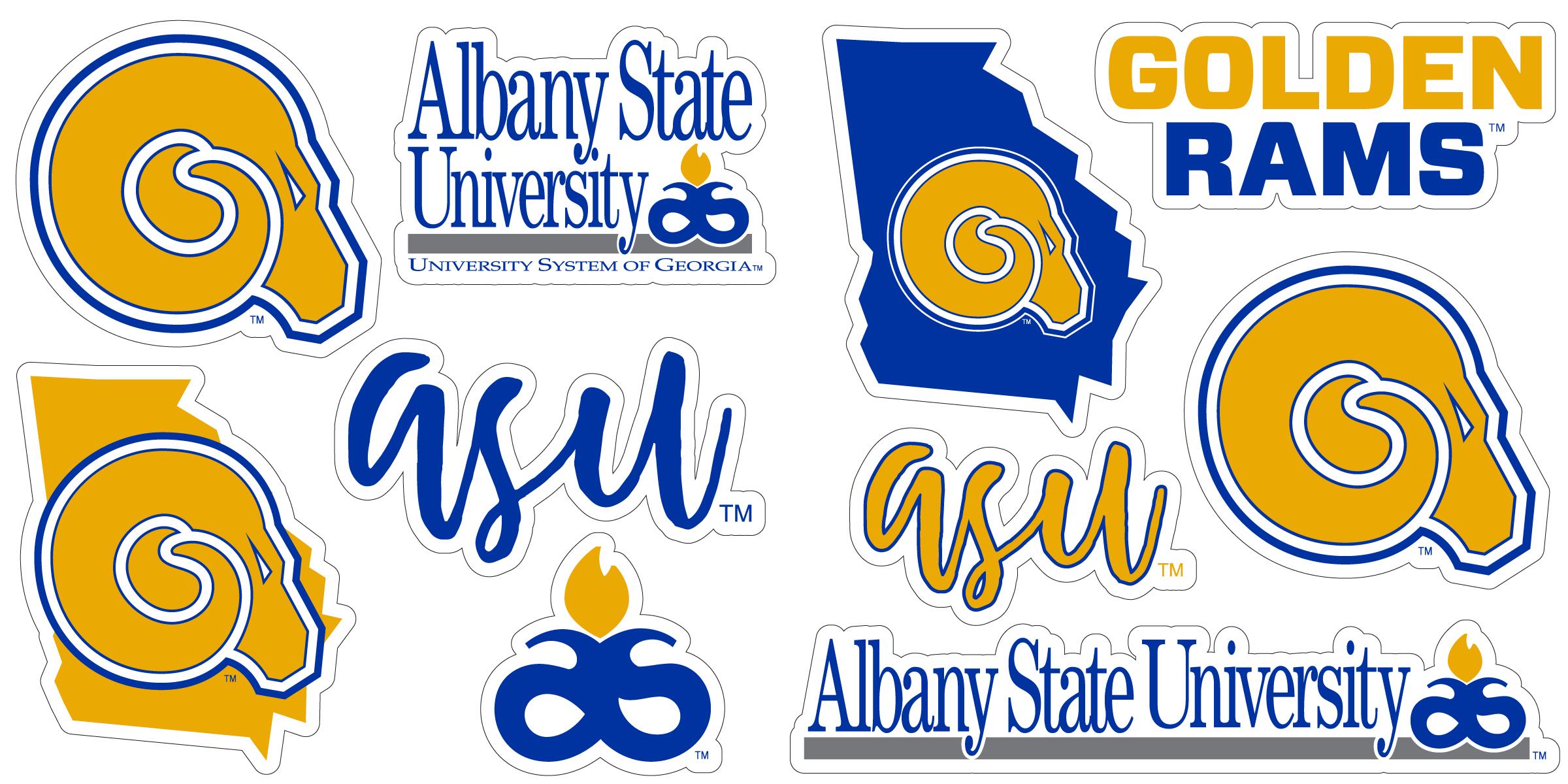 Albany State University Officially Licensed College Sticker Multipack ...