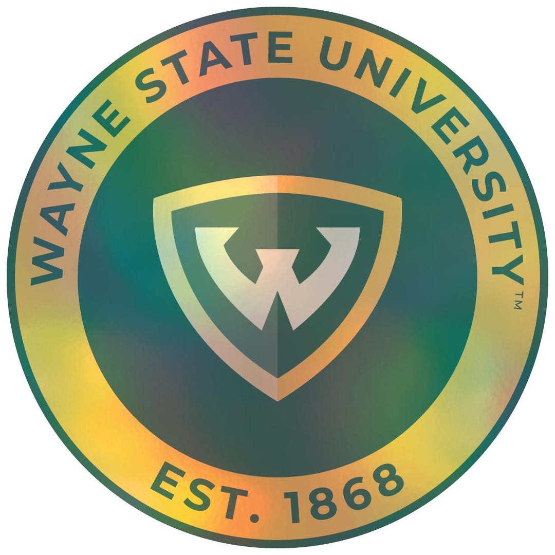 Wayne State Holographic Vinyl Decal Sticker Officially Licensed - Etsy