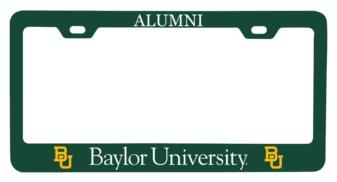 Baylor Bears College Alumni Metal License Plate Frame Officially ...