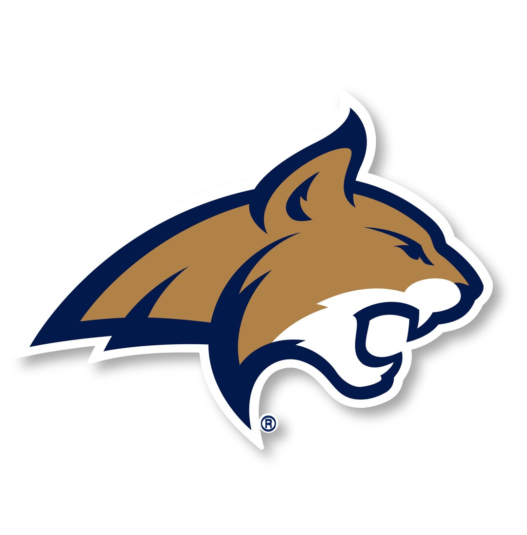 Montana State Bobcats Vinyl Mascot Decal Sticker - Etsy
