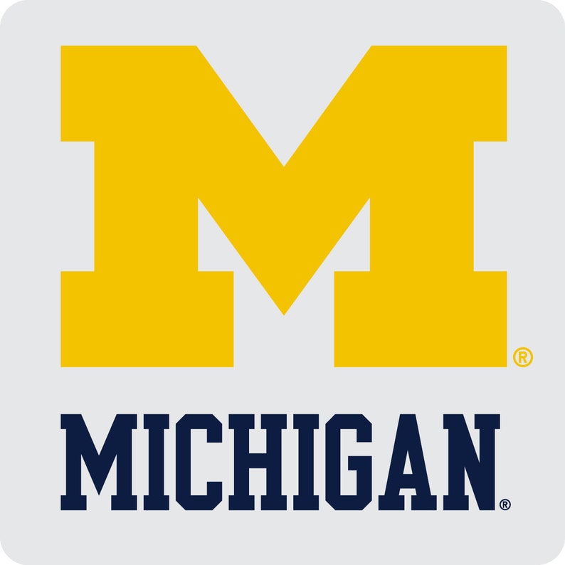 Michigan Wolverines Drink Coaster - Etsy