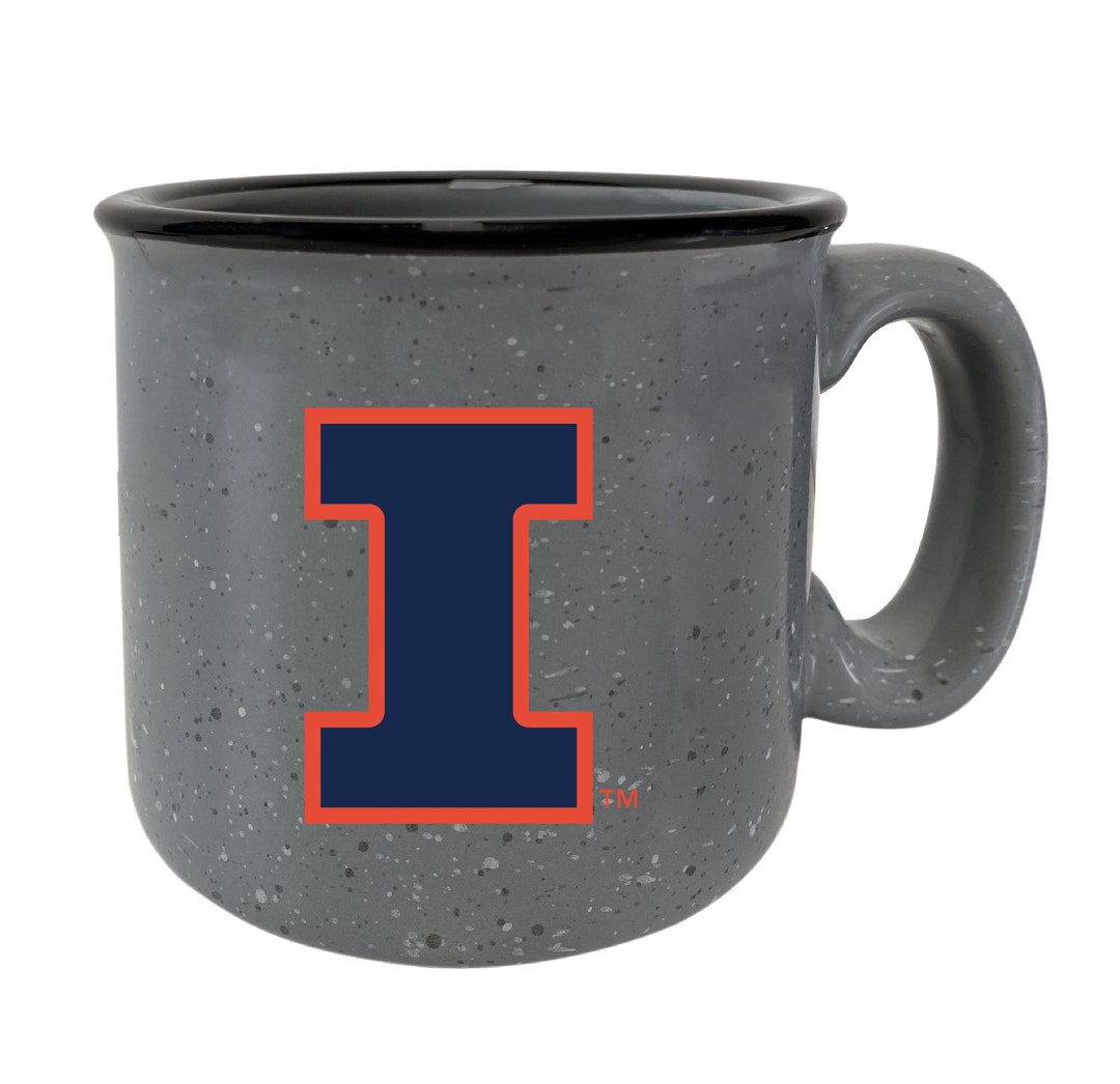 Illinois Fighting Illini Speckled Ceramic Camper Coffee Mug - Etsy