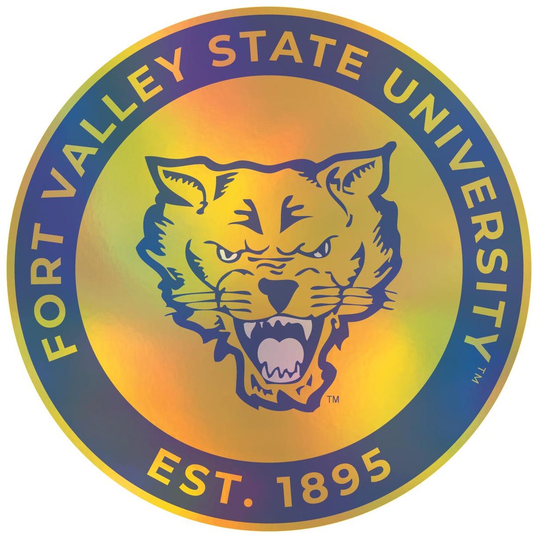 Fort Valley State University Holographic Vinyl Decal Sticker Officially ...