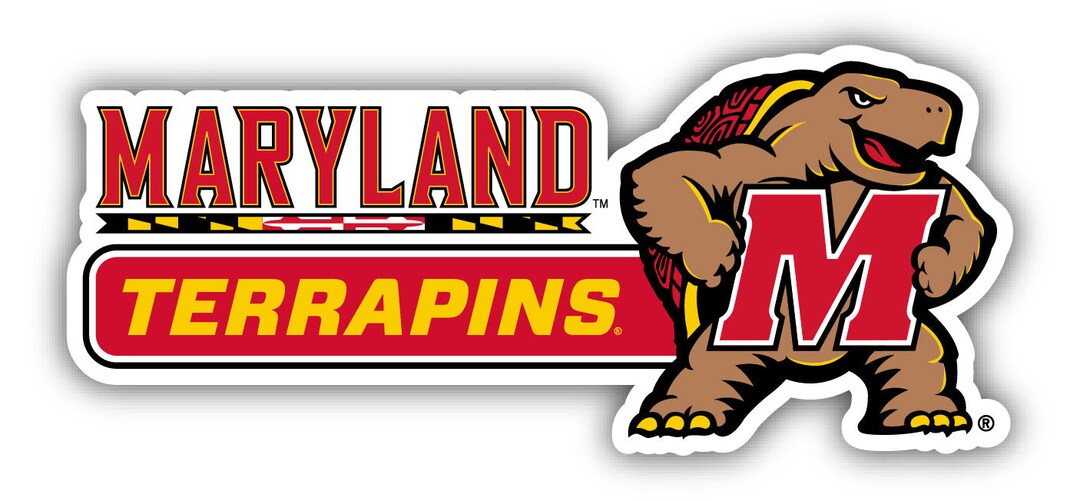 Maryland Terrapins 4 Inch Wide Colorful Vinyl Decal Sticker - Etsy