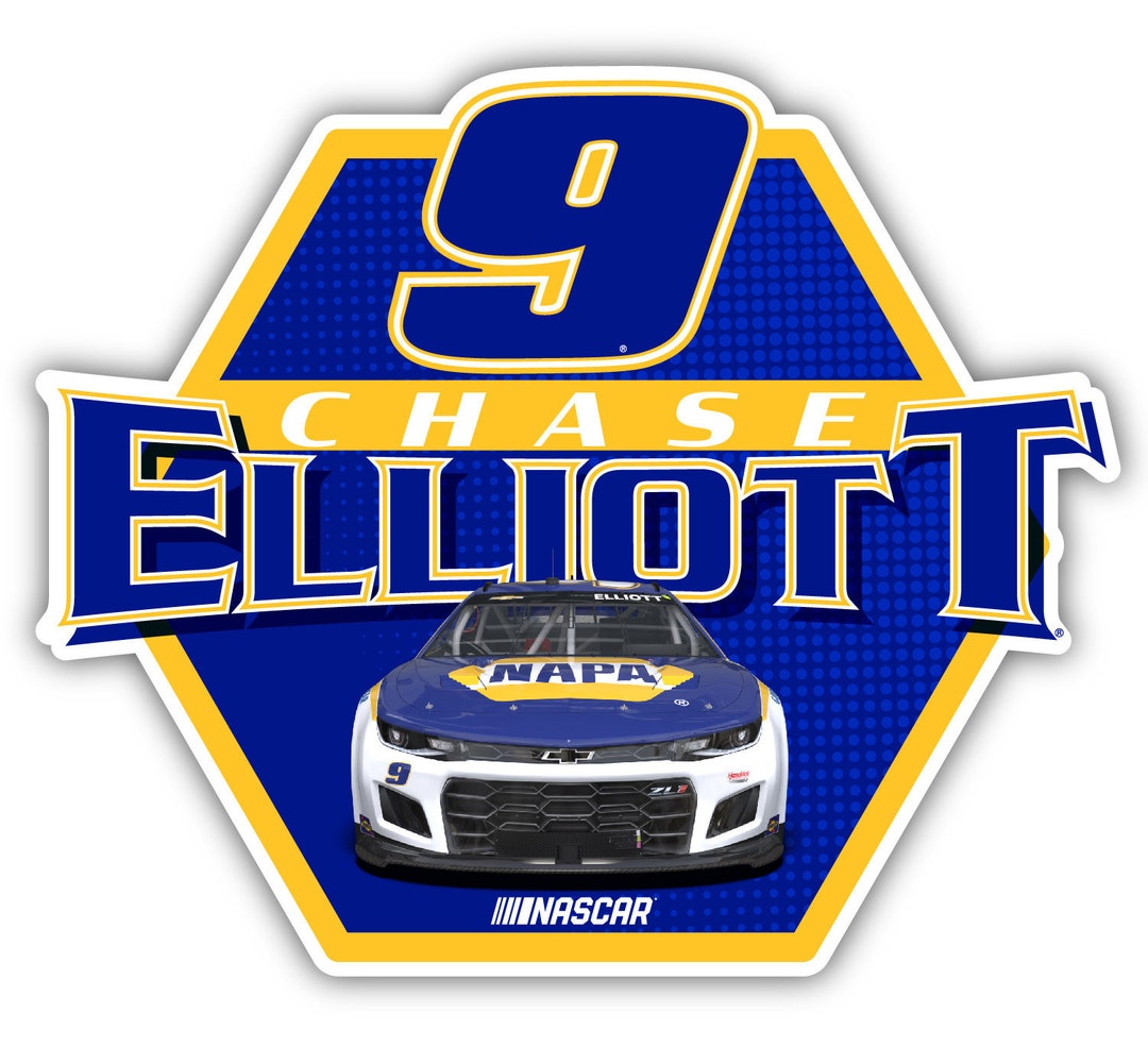 Chase Elliott #9 NASCAR Sticker - Officially Licensed Decal - Etsy
