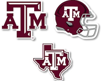 Texas A&M Sticker Pack - Etsy