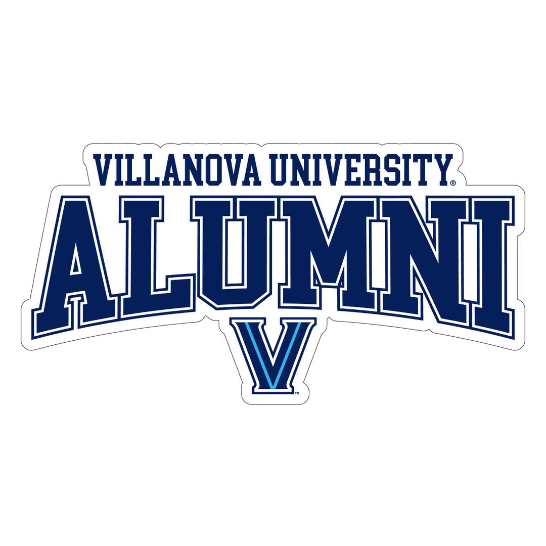 Villanova Wildcats Laser Cut Alumni Vinyl Sticker/magnet - Officially ...
