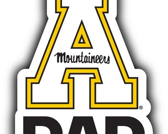 Appalachian State Mountaineers 4 Premium Vinyl Decal - Etsy