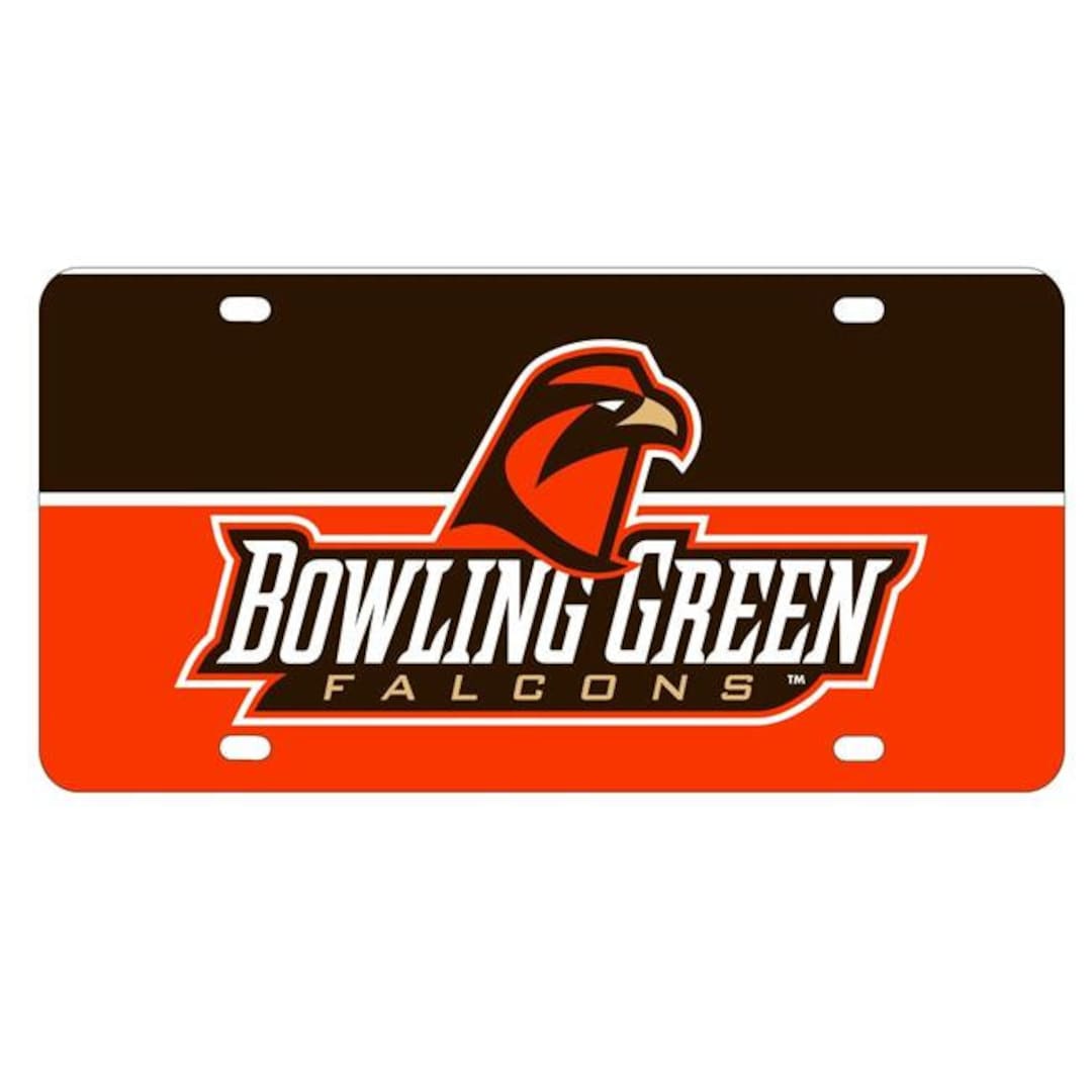 R and R Imports Bowling Green Falcons Metal License Plate - Etsy