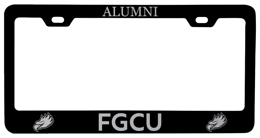 Florida Gulf Coast Eagles Alumni Engraved Metal License Plate Frame ...