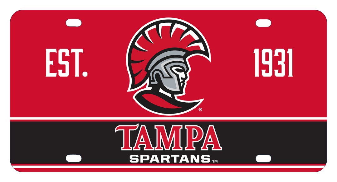 University of Tampa Spartans License Plate - Multiple Sizes Available ...