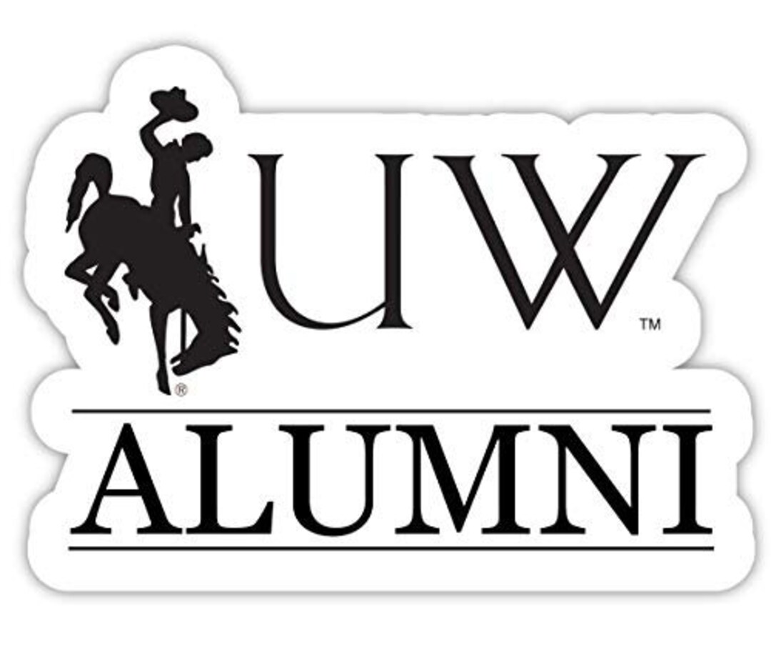 Wyoming Cowboys 4-inch Laser Cut Alumni Vinyl Decal Sticker - Etsy