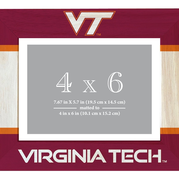Virginia Tech Photo Frame - Etsy