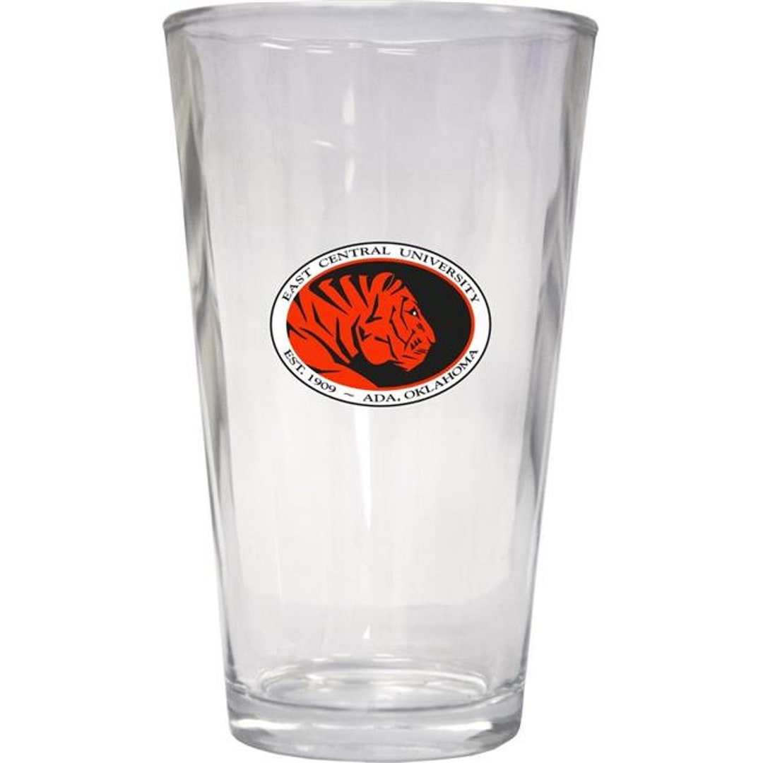 East Central University Tigers 16 Oz Pint Glass Officially Licensed ...