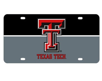 Texas Tech License Frame - Etsy