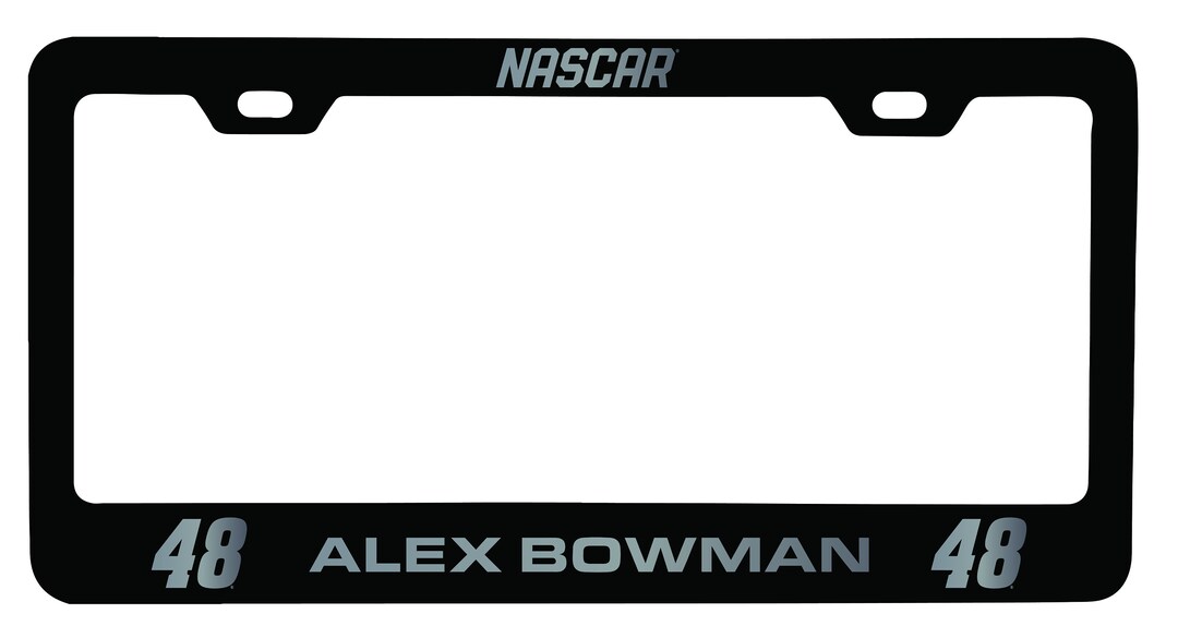 Alex Bowman #48 NASCAR Engraved Metal License Plate Frame - Etsy