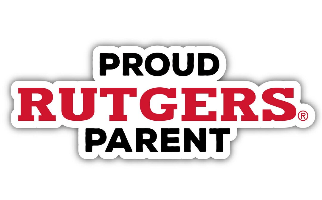 Rutgers Scarlet Knights 4-inch Laser Cut Proud Parent Vinyl Decal ...