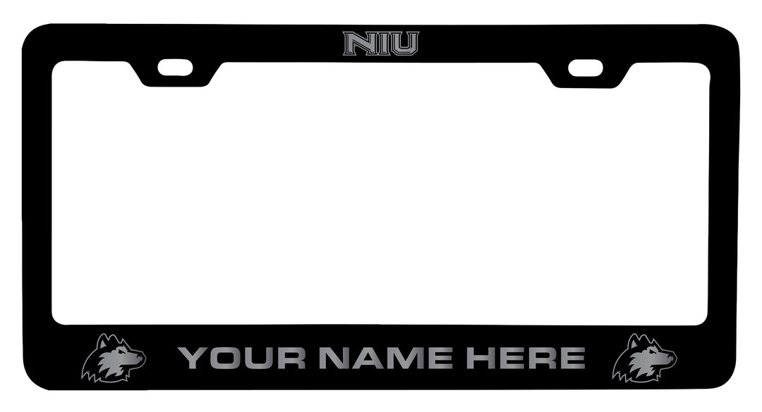 Northern Illinois Huskies Engraved Metal License Plate Frame ...