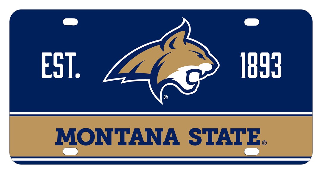 Montana State Bobcats License Plate - Multiple Sizes Available - Etsy