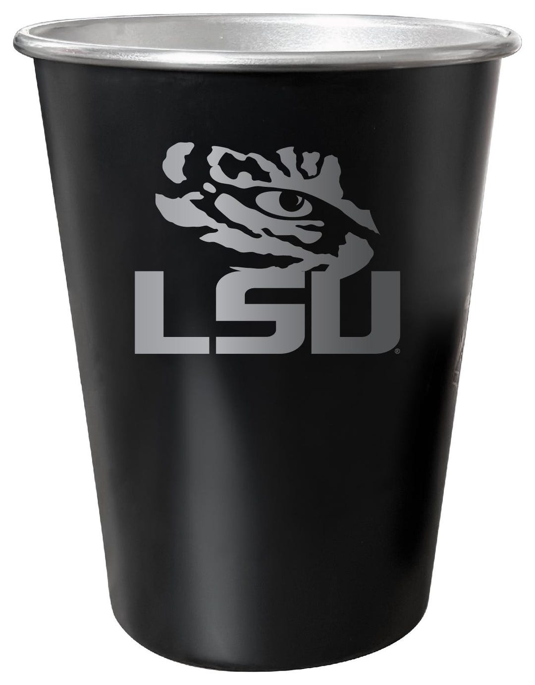 LSU Tigers 8 Oz Tin Cup Black Matte Coating Officially Licensed - Etsy