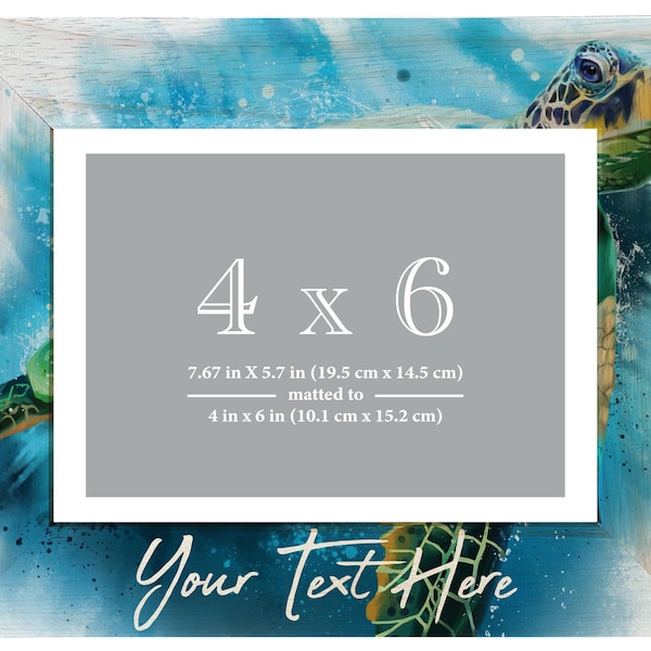 Turtle Picture Frame - Etsy