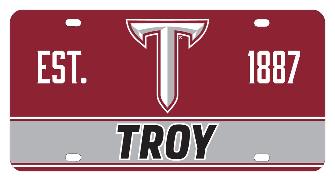 Troy University License Plate - Multiple Sizes Available - Etsy