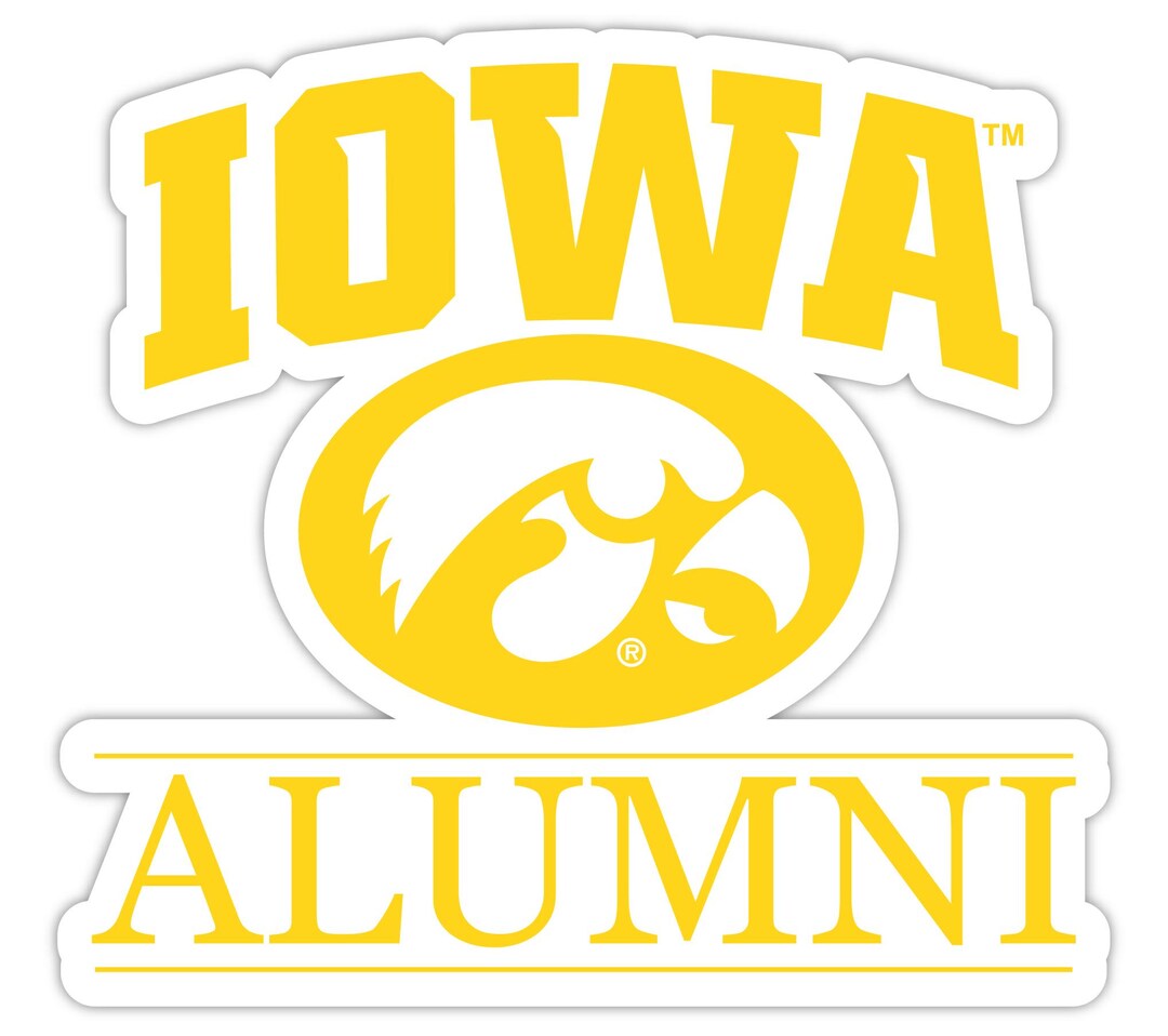 Iowa Hawkeyes 4-inch Alumni - Sticker or Magnet Choice - Etsy