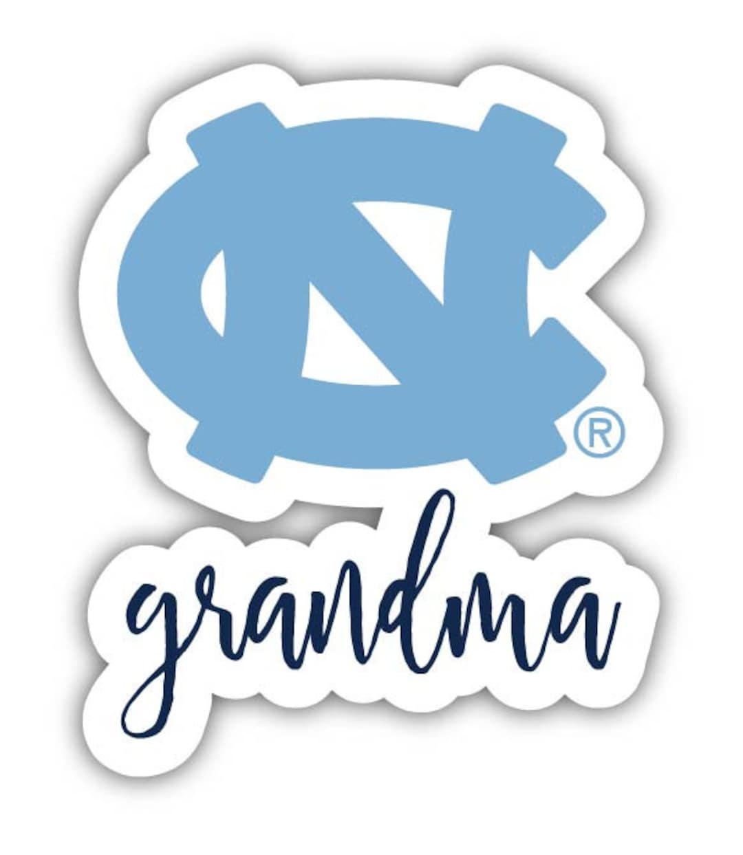 UNC Tar Heels 4 Inch Proud Grandma Magnet - Etsy