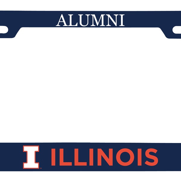 Illinois Alumni License Plate Frame - Etsy