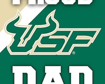 USF South Florida Bulls 3 Premium Vinyl Decal Licensed NCAA Set of 2 - Etsy