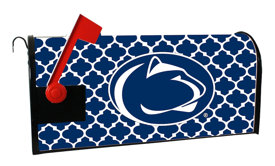 Penn State University Lions Magnetic Mailbox Cover Moroccan Design ...