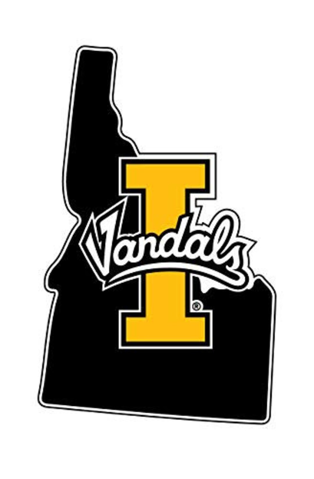 Idaho Vandals 4 Inch State Shape - Sticker / Magnet Choice - Etsy