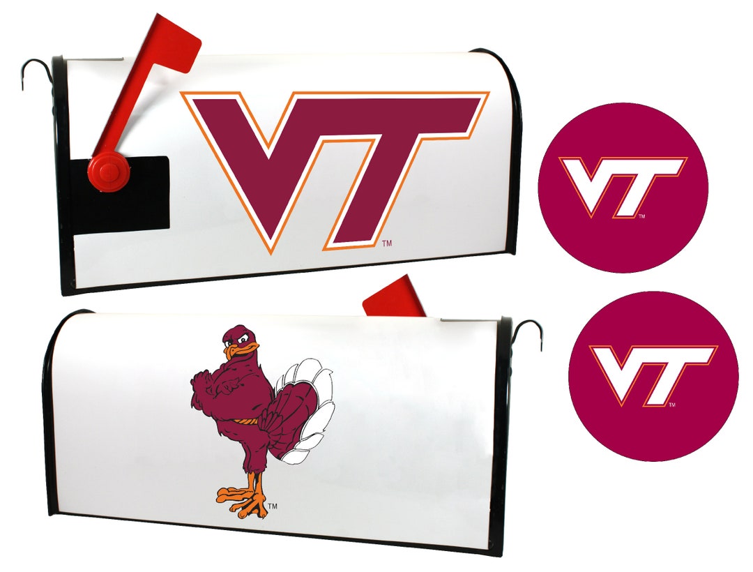 Virginia Tech Hokies Magnetic Mailbox Cover & Sticker Set Officially ...