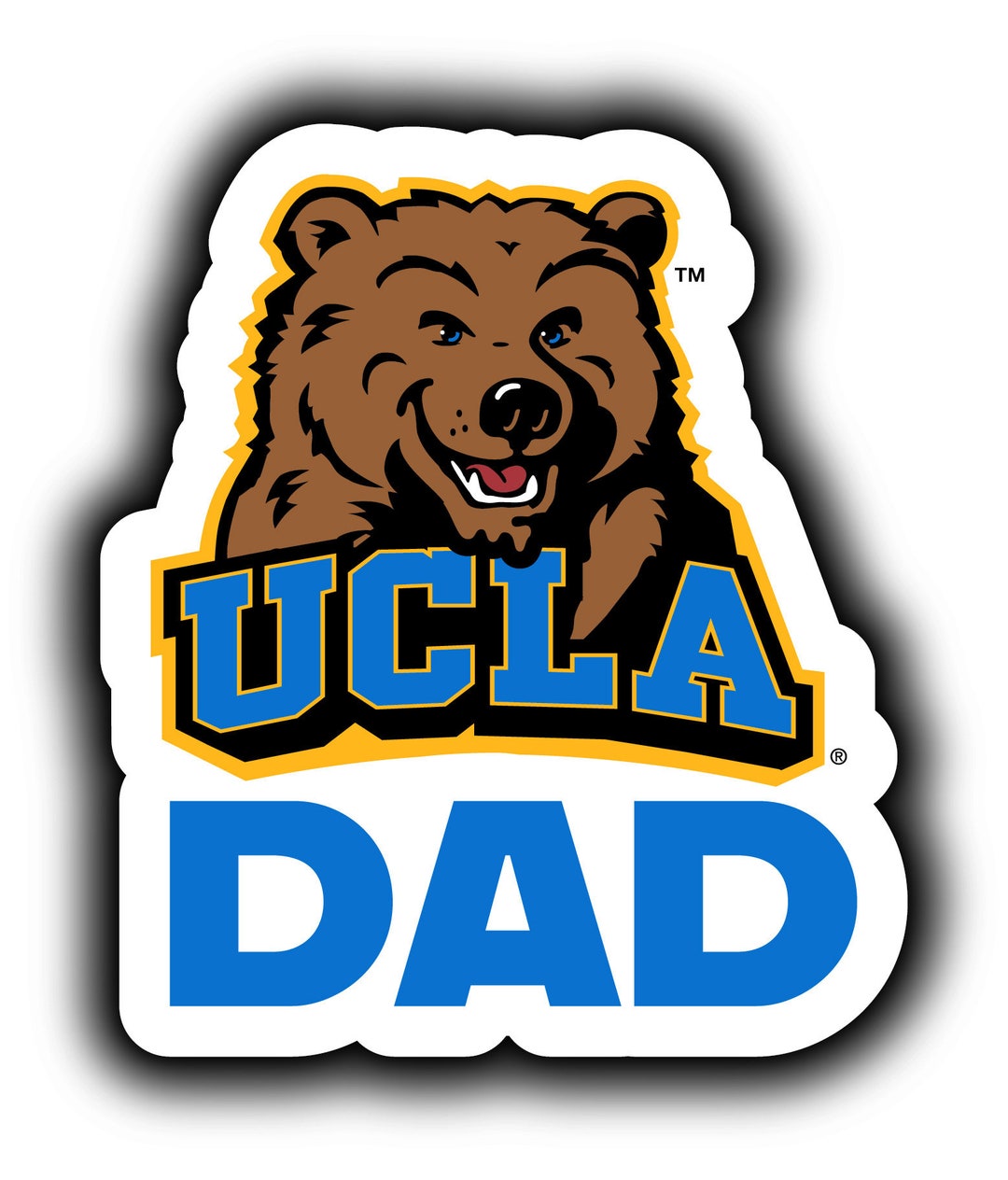 UCLA Bruins 4-inch Proud Dad Die Cut Decal or Magnet - Etsy