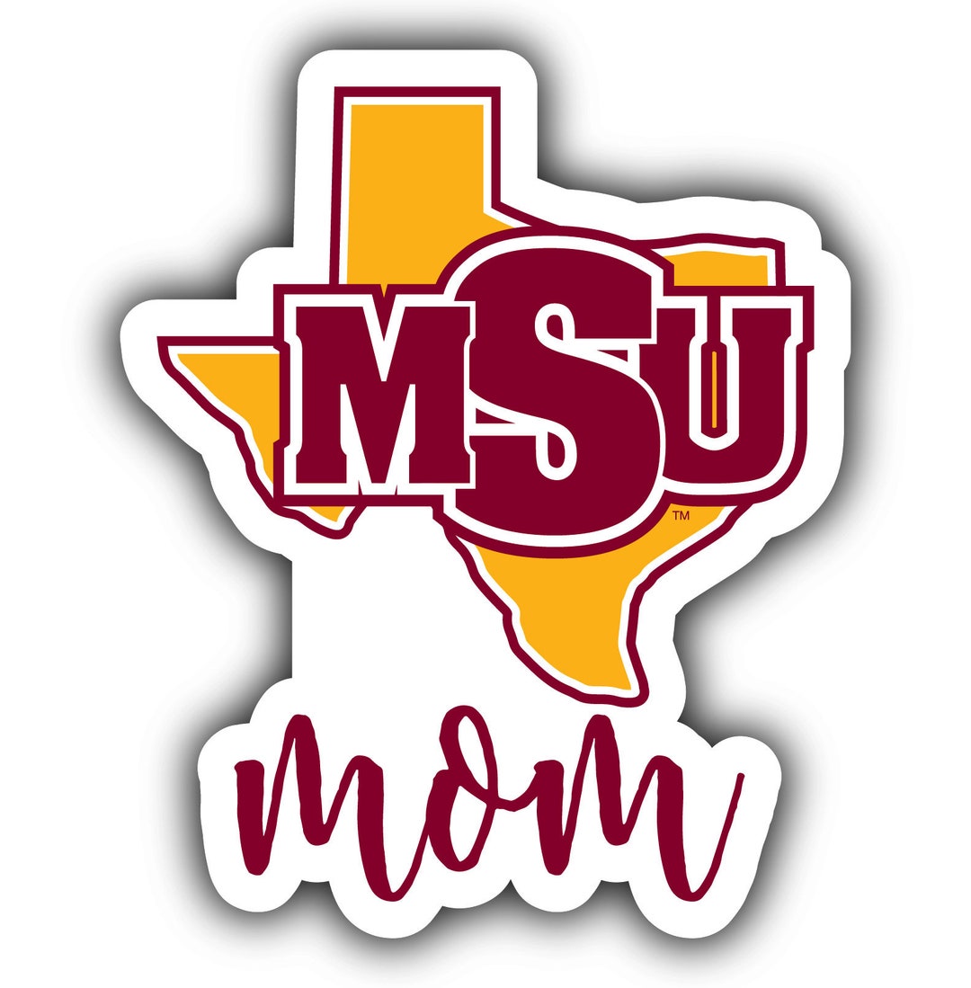 Midwestern State University Mustangs 4-inch Proud Mom Die Cut Decal - Etsy