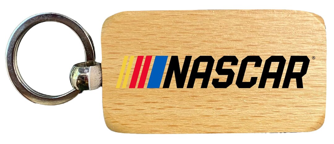 Nascar 2.5 X 1-inch Wooden Keychain Officially Licensed - Etsy
