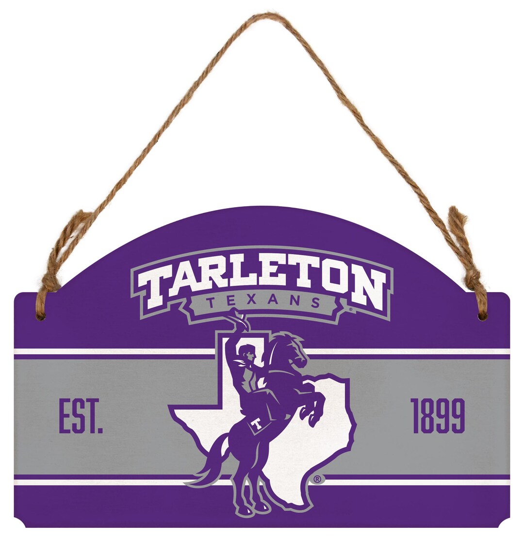 Tarleton State University Flat Wood Sign With Hanging String ...