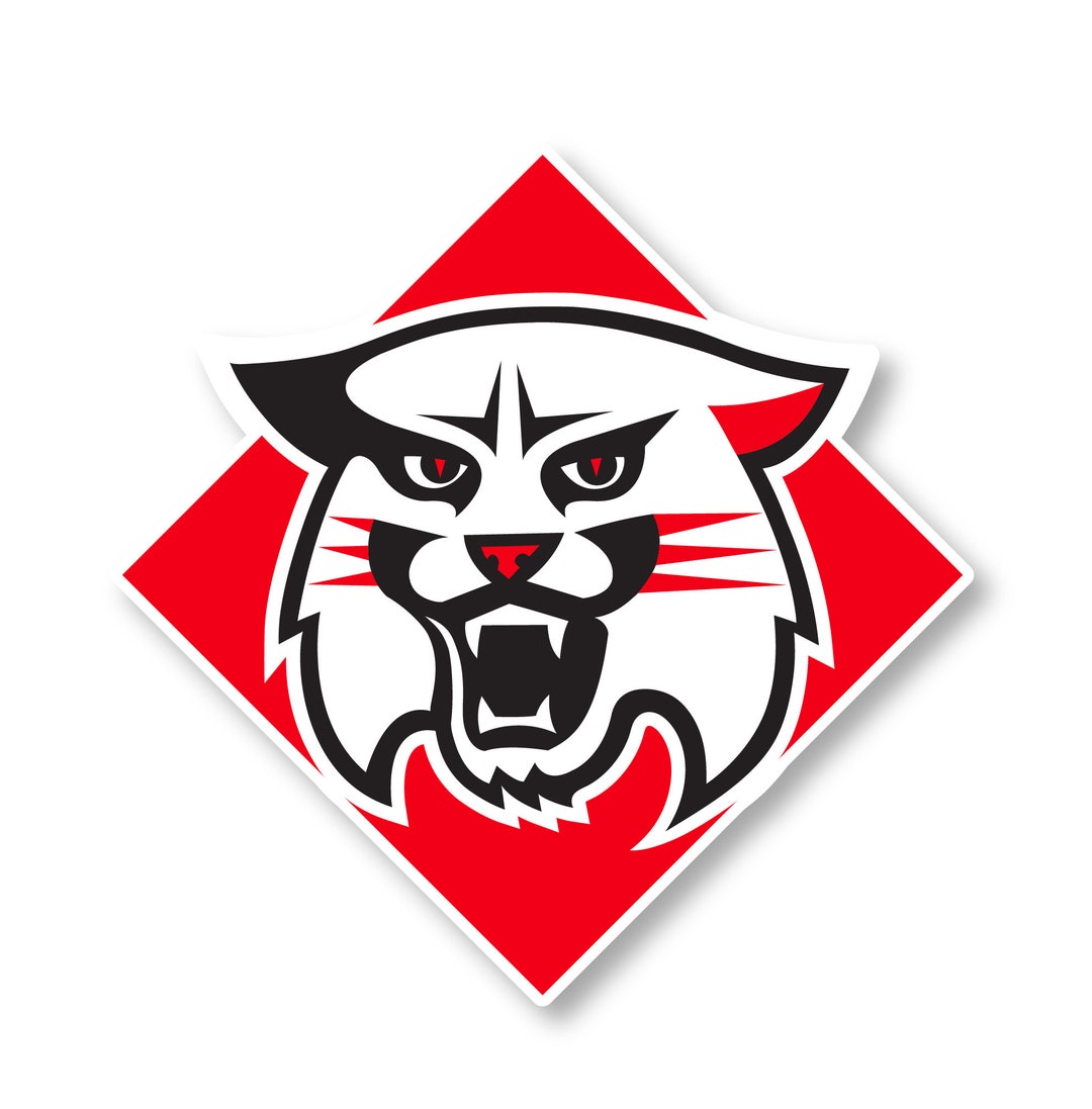 Davidson College Wildcats Vinyl Mascot Decal Sticker Officially ...