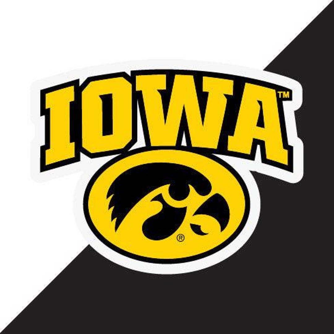 Iowa Hawkeyes Officially Licensed Vinyl Sticker With Choice of Backing ...
