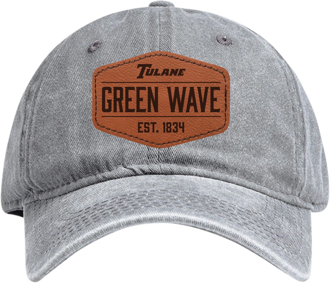 Tulane University Green Wave Offic. Lic. Unisex Baseball Cap With ...