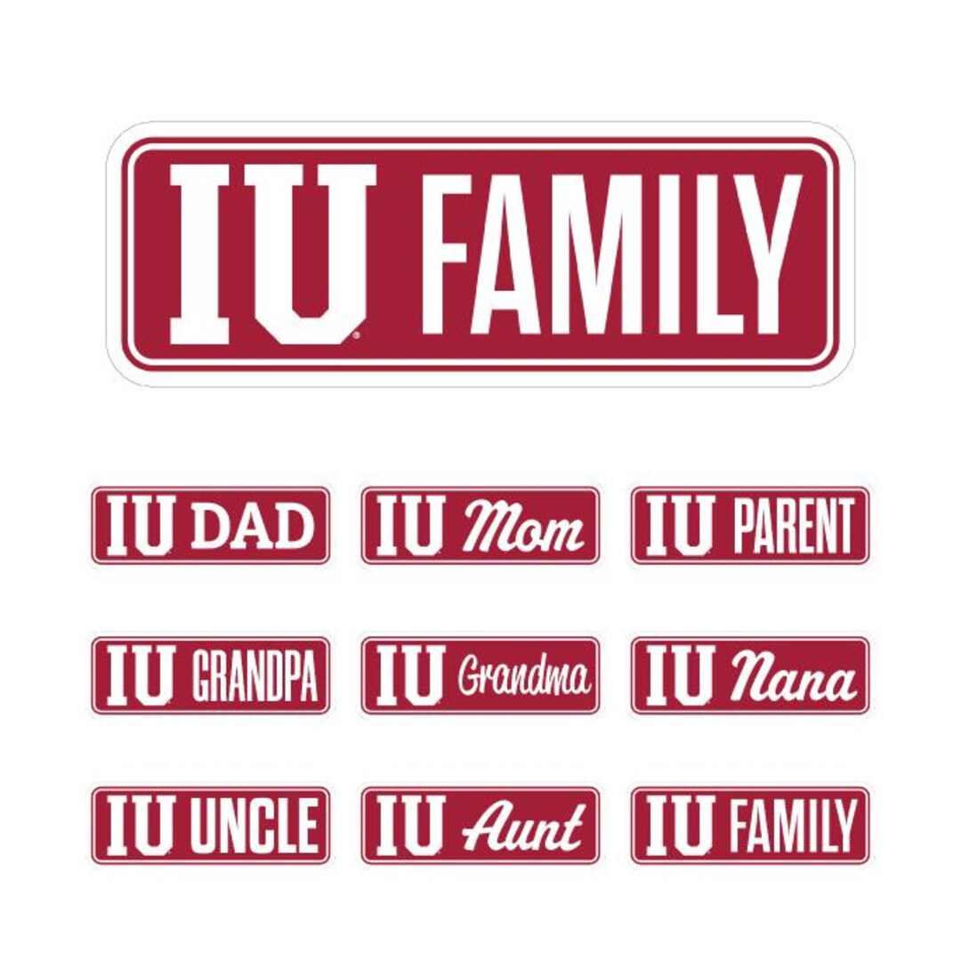 Indiana Hoosiers Proud Family Decorative Decal – Officially Licensed - Etsy